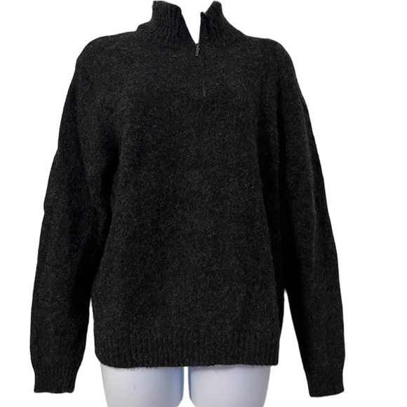 Andean | Sweaters | Andean Mock Turtle Neck 4 Zip Baby Alpaca Wool ...